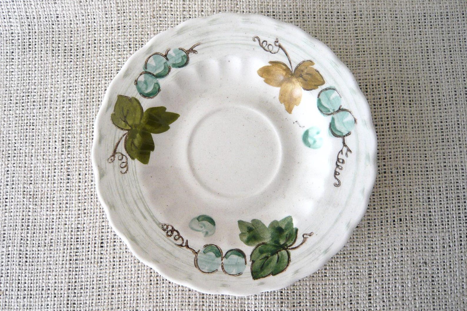 Metlox Poppytrail VINEYARD Cup and Saucer - Etsy