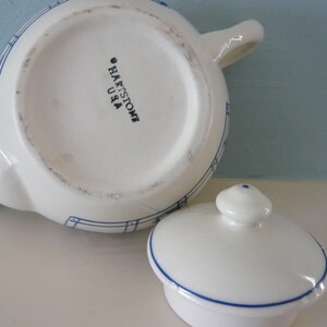 Hartstone Windowpane Stoneware Large Lidded Teapot Vintage - Etsy