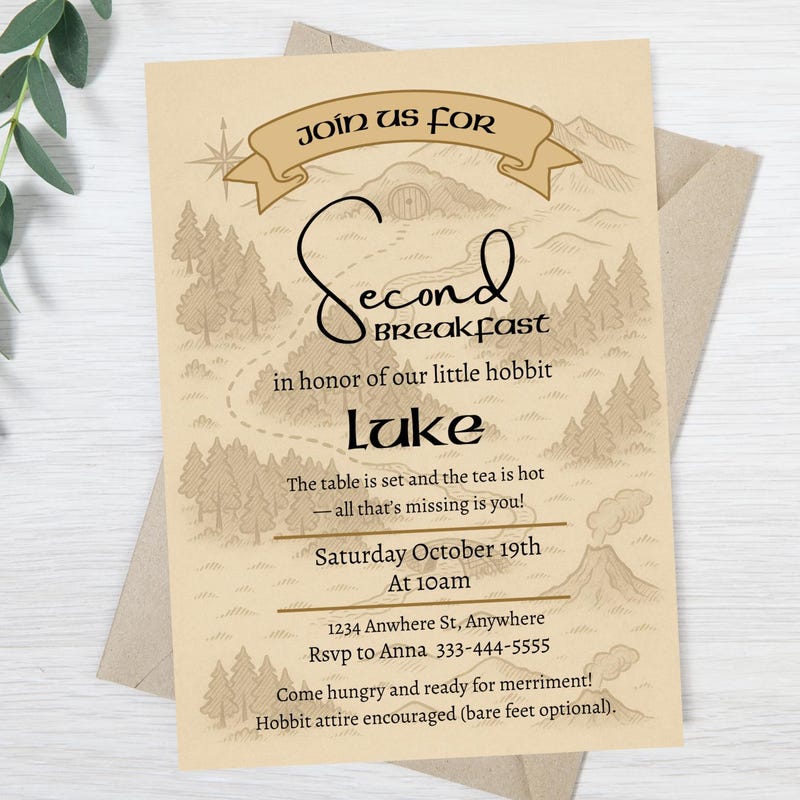 Fantasy Map Invitations - Etsy