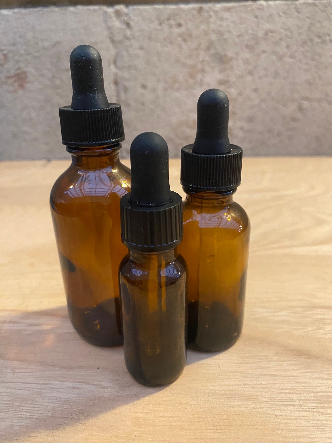 1 Oz. 60ml Amber Glass Bottle With Dropper - Etsy