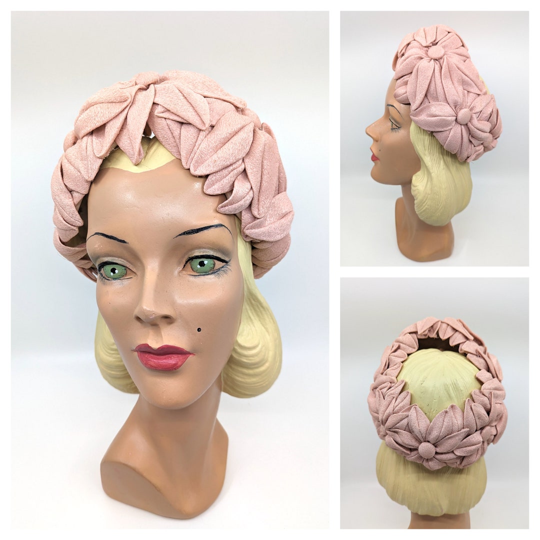 Vintage Half Hat 50s 60s Hat 1950s ' Prudence Way ' - Etsy