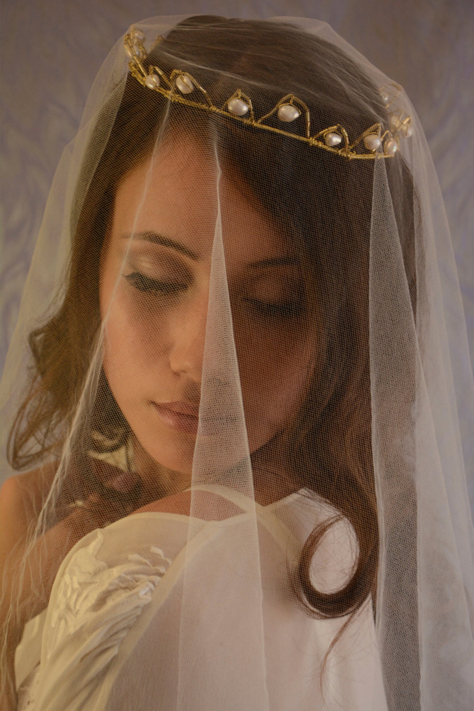 RENAISSANCE REIGN Crown Pearl Bridal Regal Crown Wedding Crown - Etsy