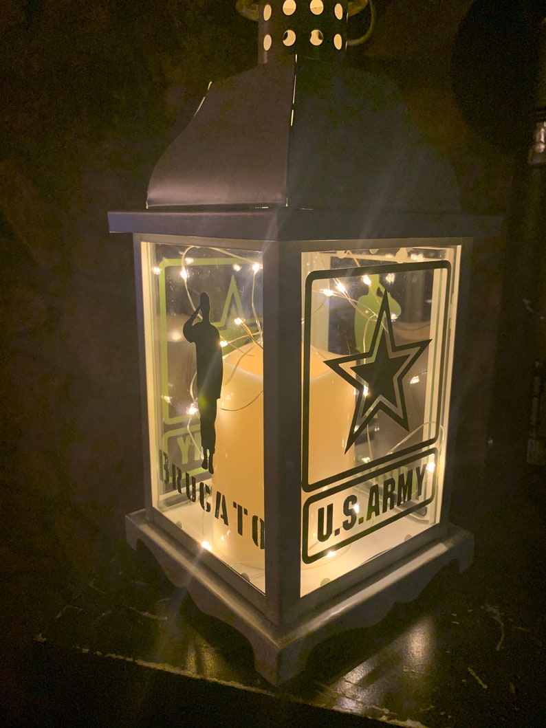 Military Lantern Lantern Memory Lantern Home Decor Home & - Etsy