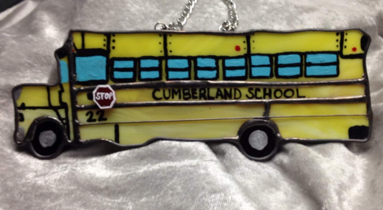 School Bus, Custom Made, Stained Glass, Sun Catcher, Hand Made - Etsy