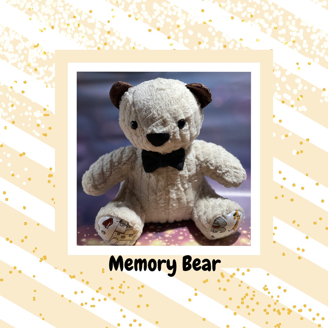 Memory Bear, Remembrance Bear, Hand Made, Stuffed Animal, Custom Order ...