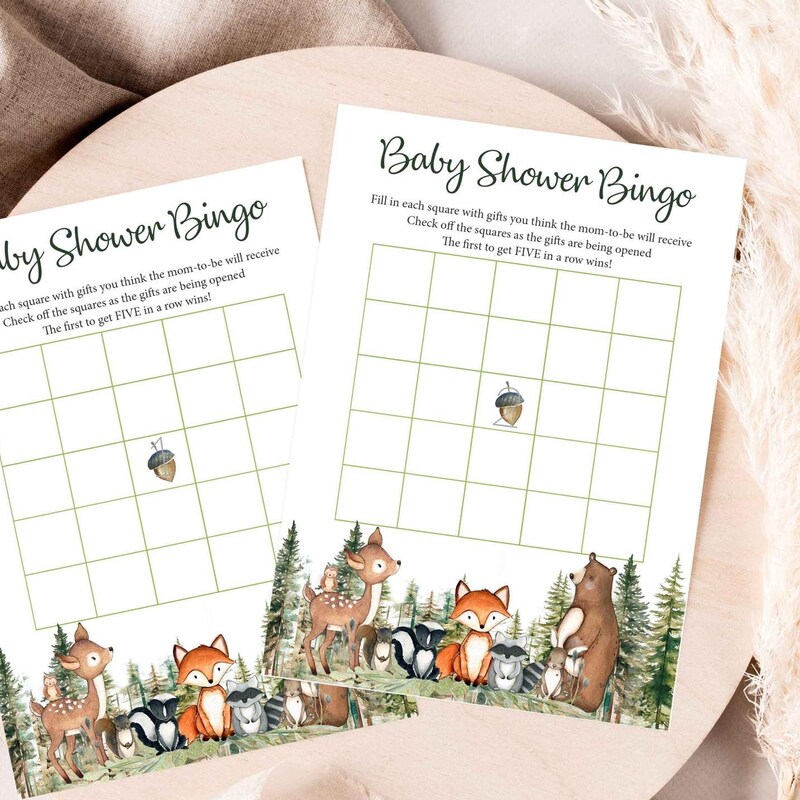 Baby Shower Bingo - Etsy