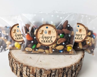 Happy Trails Tagshappy Trails Baby Shower Tagstrail Mix - Etsy