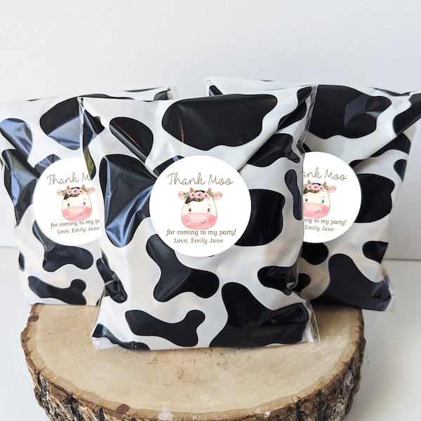 Cow Favor Bags - Etsy