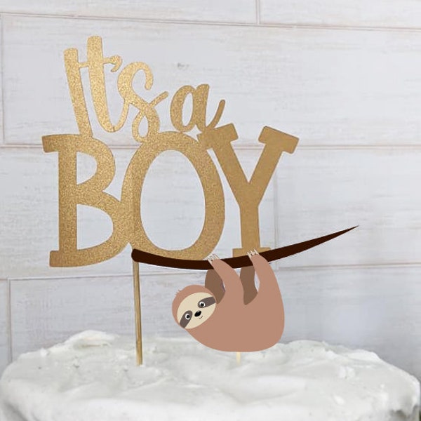 Sloth Cake Topper - Etsy