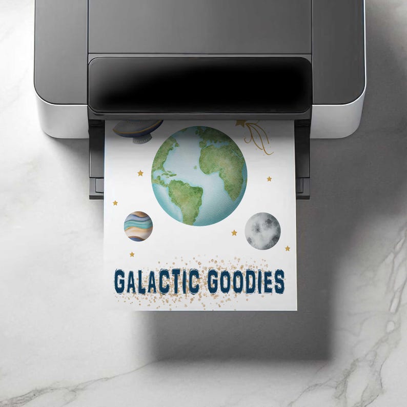 Astronaut Galactic Goodies Sign, Food Station Sign, Outer Space Theme ...