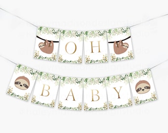 Sloth Baby Shower | Etsy