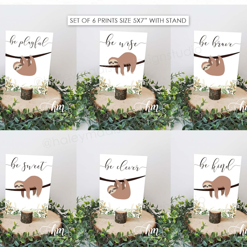 Sloth Baby Shower - Etsy