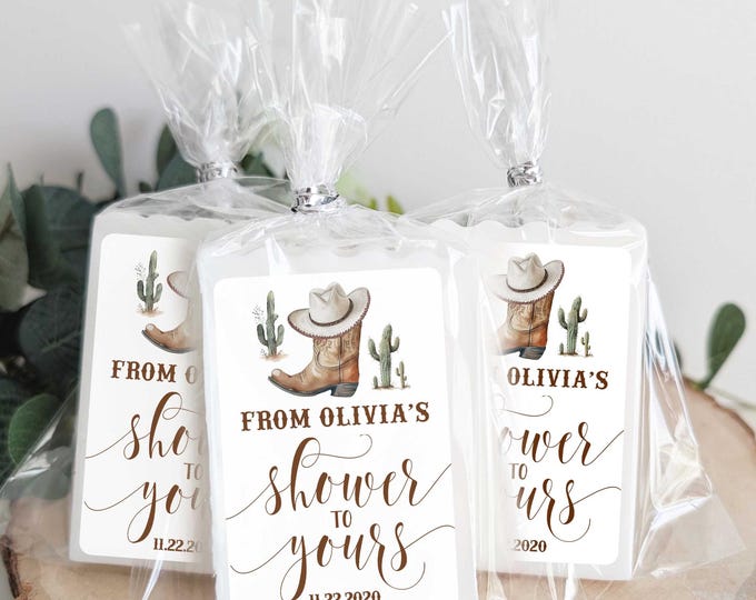 Western Soap Favors Cowboy Baby Shower Party, My First Rodeo Boy Girl ...