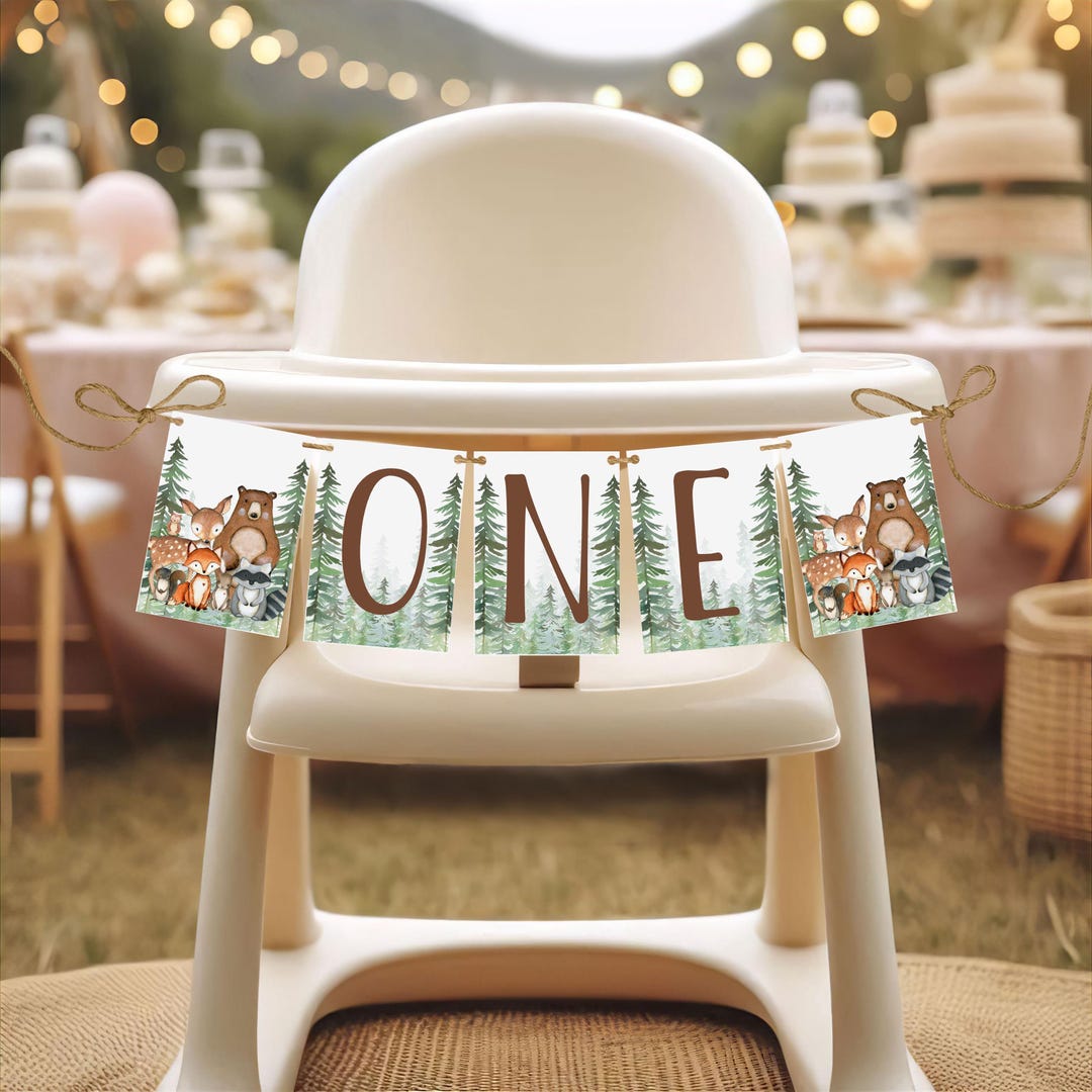 High Chair One Banner