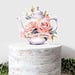 Tea Pot Cake Topper, Tea Party Cake Topper Decoration, Tea Bridal ...