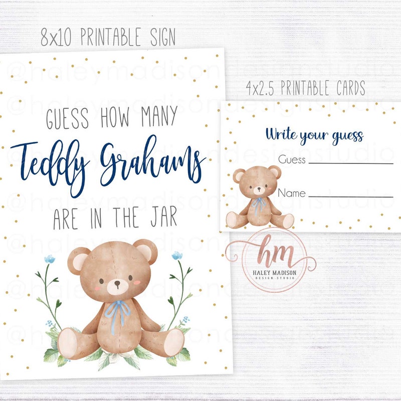 Guess Teddy Grahams - Etsy