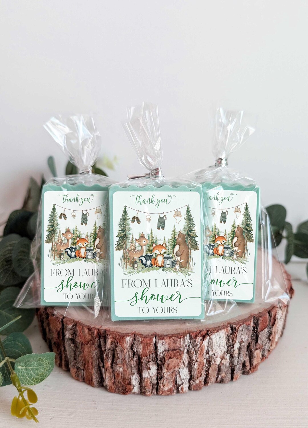 Woodland Soap Favors, Woodland Baby Shower Favors, Soap Party Favors ...