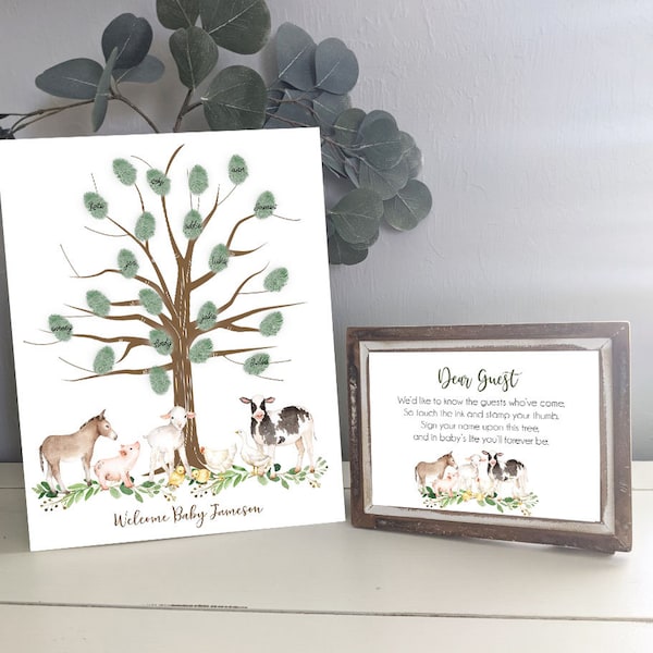 Farm Baby Shower - Etsy