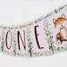Woodland Animals Wild One Banner Forest Friends First - Etsy