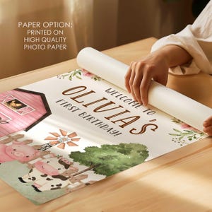 Floral Farm Birthday Welcome Sign, Barnyard Birthday, Farm Floral ...