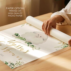 Little Lamb Welcome Sign, Little Lamb Baby Shower Welcome Sign, Little ...