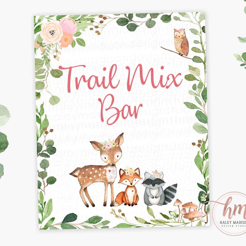 Trail Mix Sign - Etsy