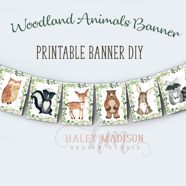 Woodland Animals - Etsy