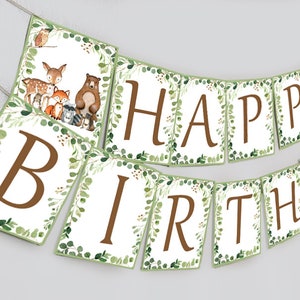 Woodland Birthday - Etsy