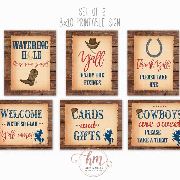 Cowboy Signs - Etsy
