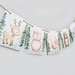 Woodland Animals Banner, Woodland Baby Shower Banner, Woodland Birthday ...