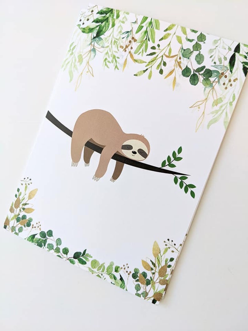 Sloth Baby Shower Gold Welcome Baby Banner Sloth Baby Shower - Etsy