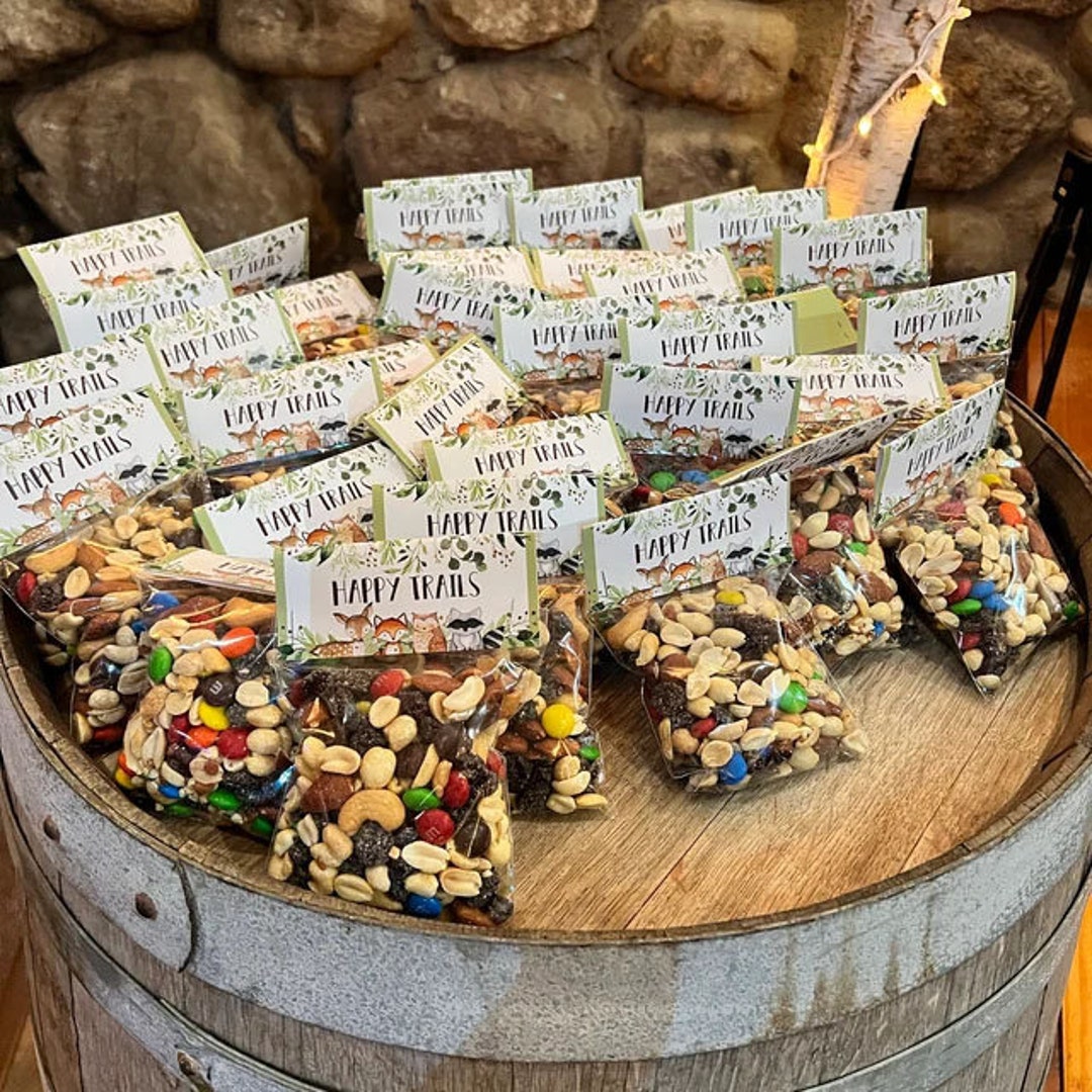 Woodland Trail Mix Treat Bag Toppers and Bags Set of 12 - Etsy
