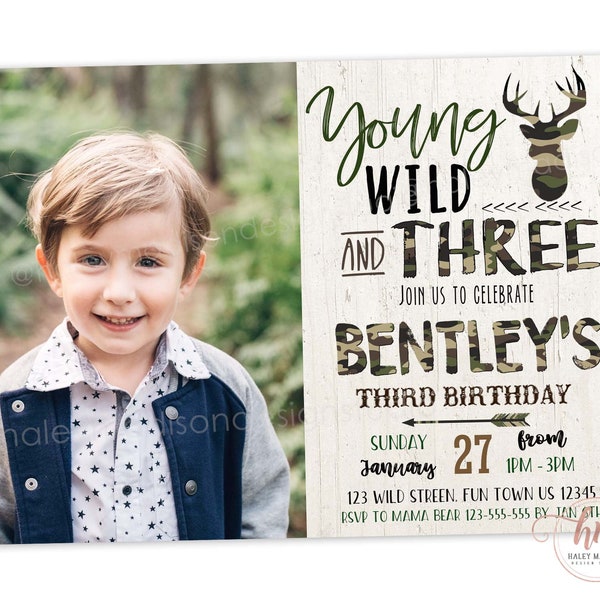 Hunting Invite - Etsy