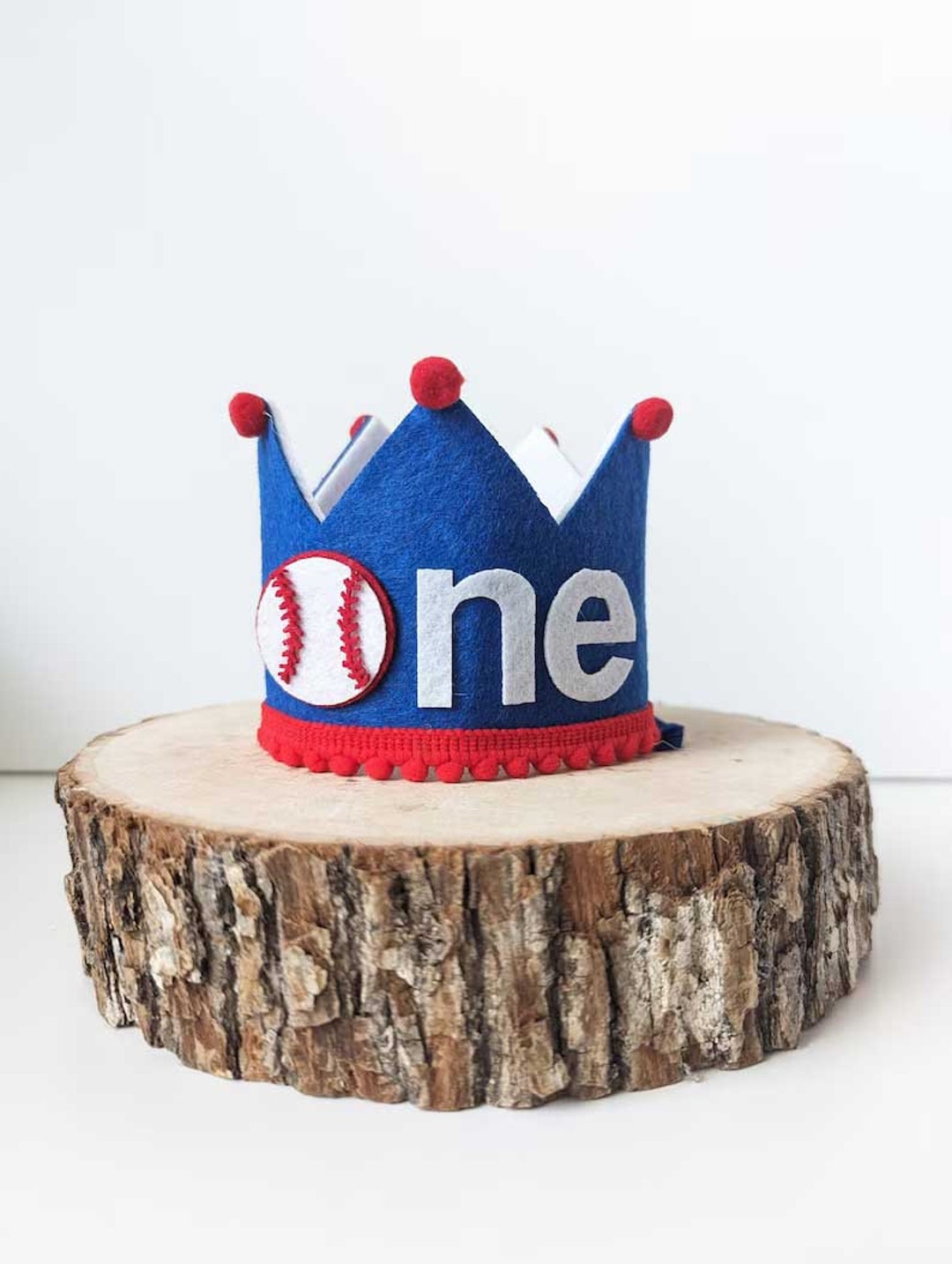 Baseball ONE Crown, Baseball First Birthday Crown, Rookie of the Year ...