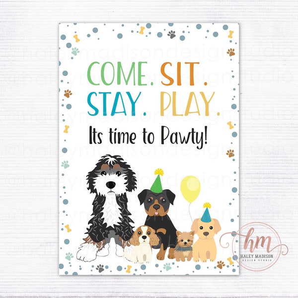 Puppy Theme - Etsy
