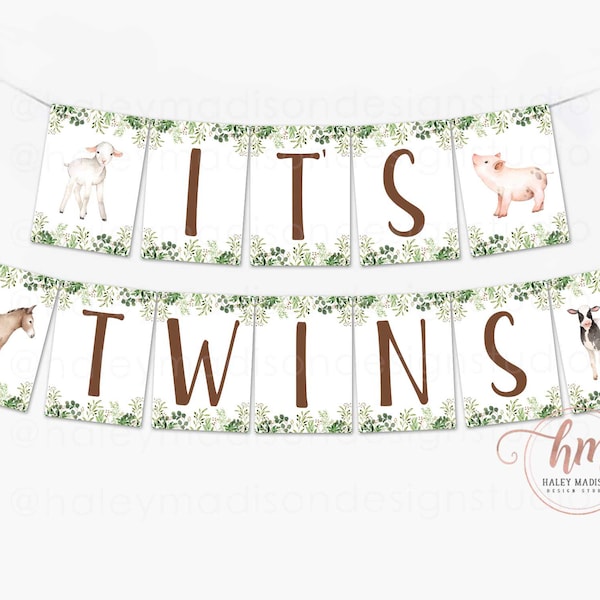 Twins Banner - Etsy