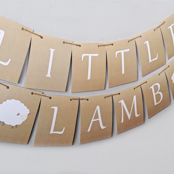 Lamb Banner - Etsy