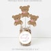 PRINTABLE Teddy Bear Centerpieces, Teddby Beary Baby Shower Decorations ...