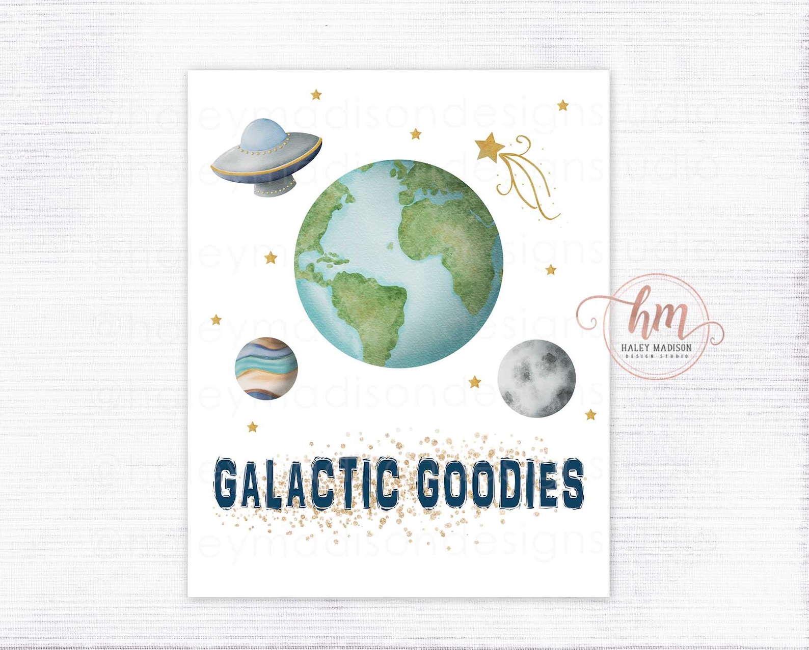 Astronaut Galactic Goodies Sign Food Station Sign Outer - Etsy
