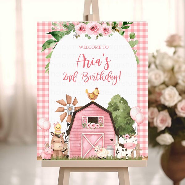 Farm Animal Sign - Etsy