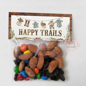 Set of 12 Cowboy Treat Bag Toppers With Bags, Vintage Cowboy Birthday ...