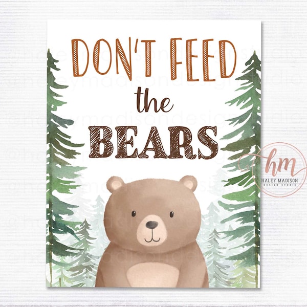 Dont Feed Bears - Etsy