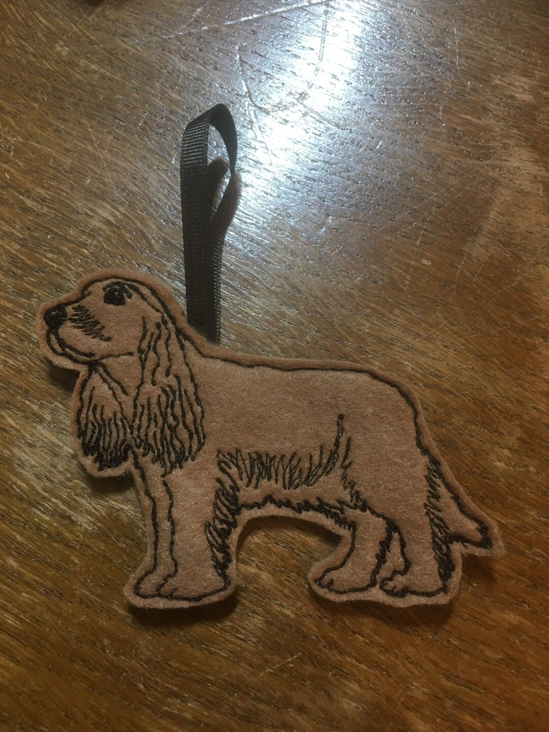 Pet Dog Cocker Spaniel Hanging Felt Decoration Christmas Ornament - Etsy
