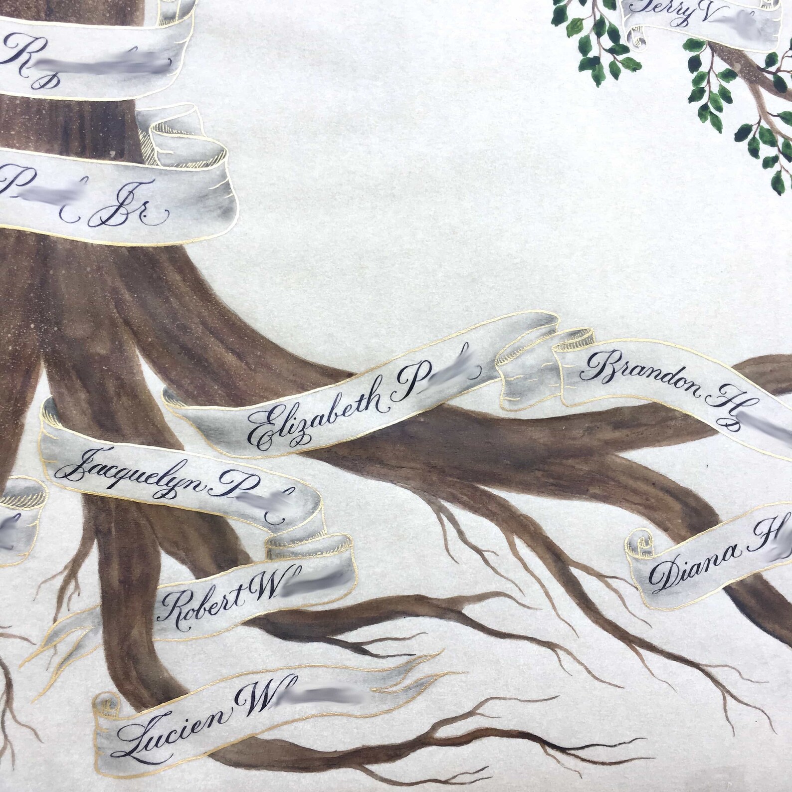 Family Tree Gift Genealogies Family History Chart Personalized ...