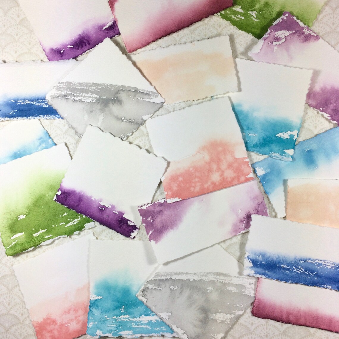 Watercolor Place Cards Calligraphy Place Cards Hand - Etsy