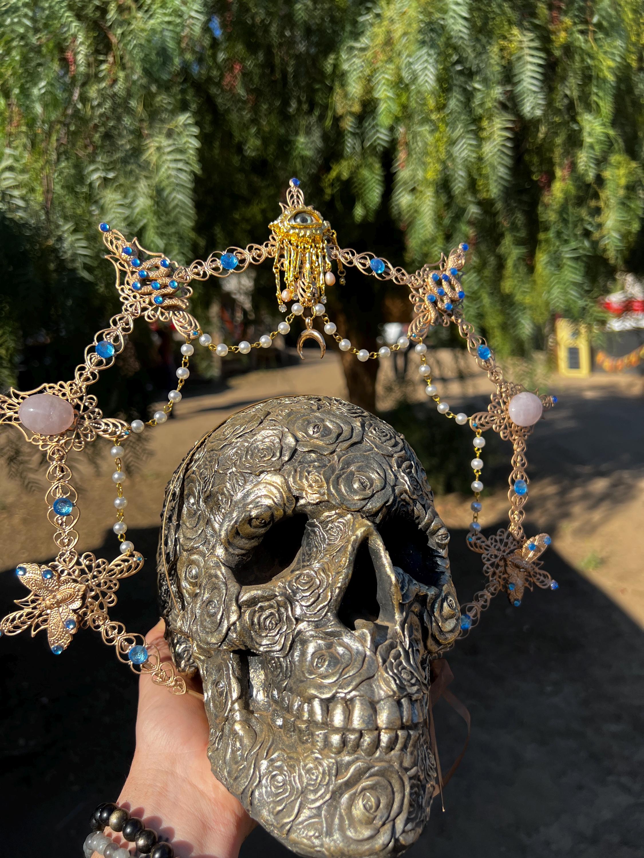 All Seeing Eye Gold Halo Crown - Etsy