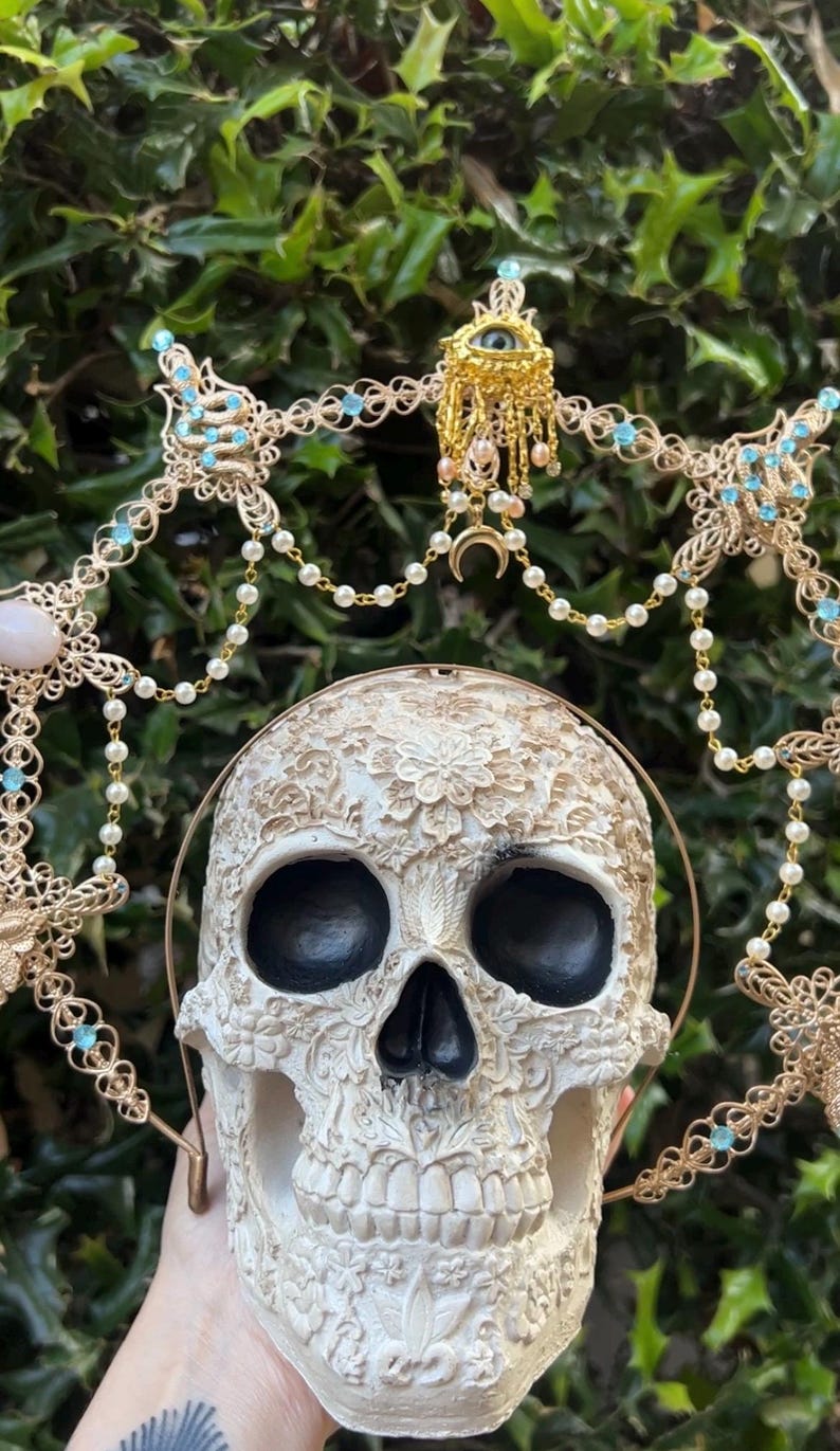 All Seeing Eye Gold Halo Crown - Etsy