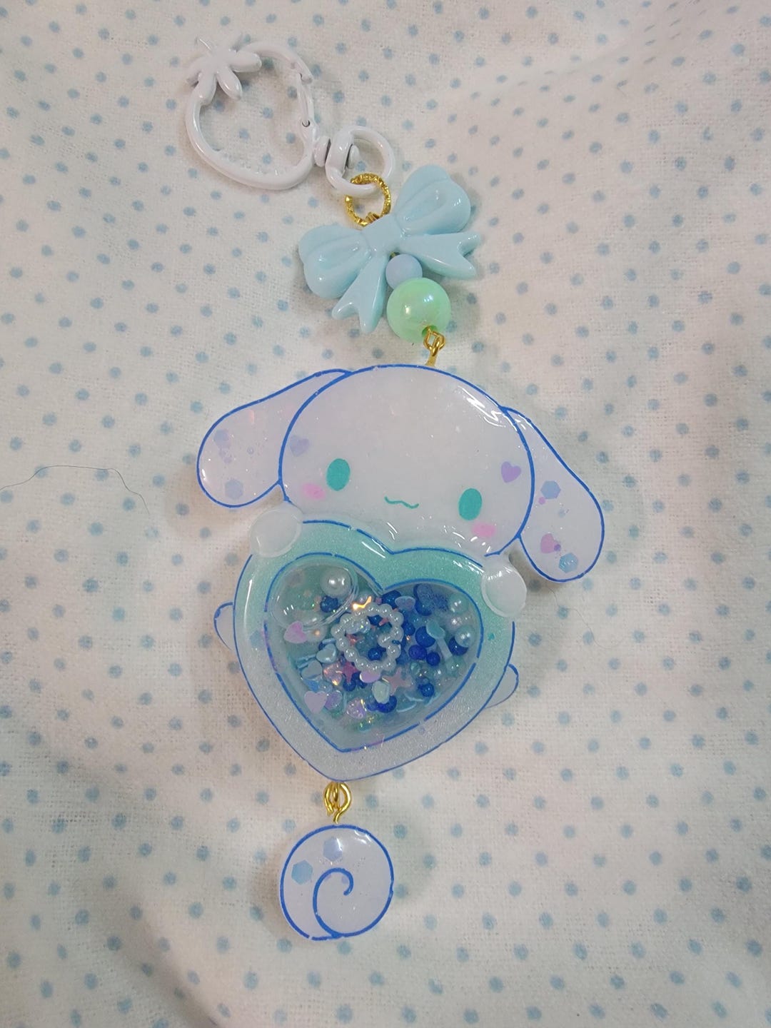 Cinnamoroll / Kuromi / Pikachu / Psyduck / Cubone Heart Resin Shaker ...
