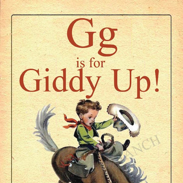 Giddy up Cowboy - Etsy