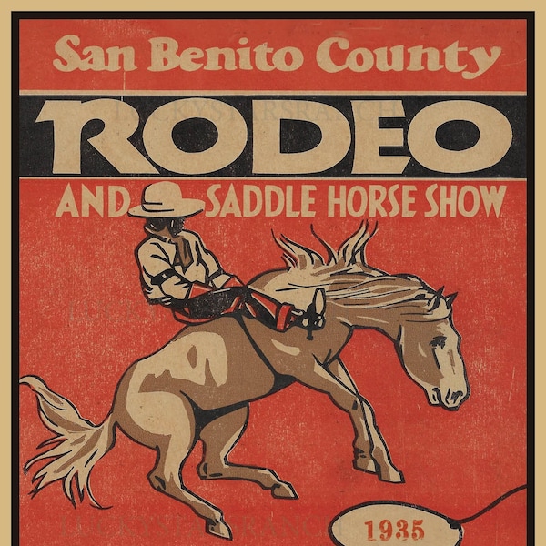 Salinas Rodeo Poster - Etsy